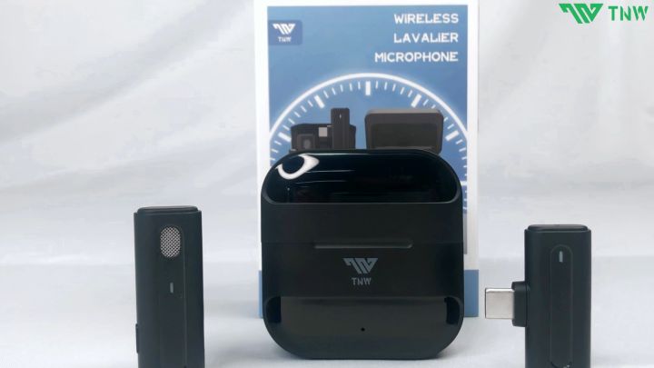 TNW Y8 Wireless Lapel Microphone Lavalier Microphone Mini Mic Audio ...