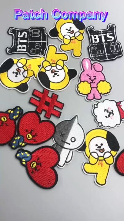 Patch CompanyEmbroidered Patch BTS KPOP Dynamite Logo Patches Sticker ...