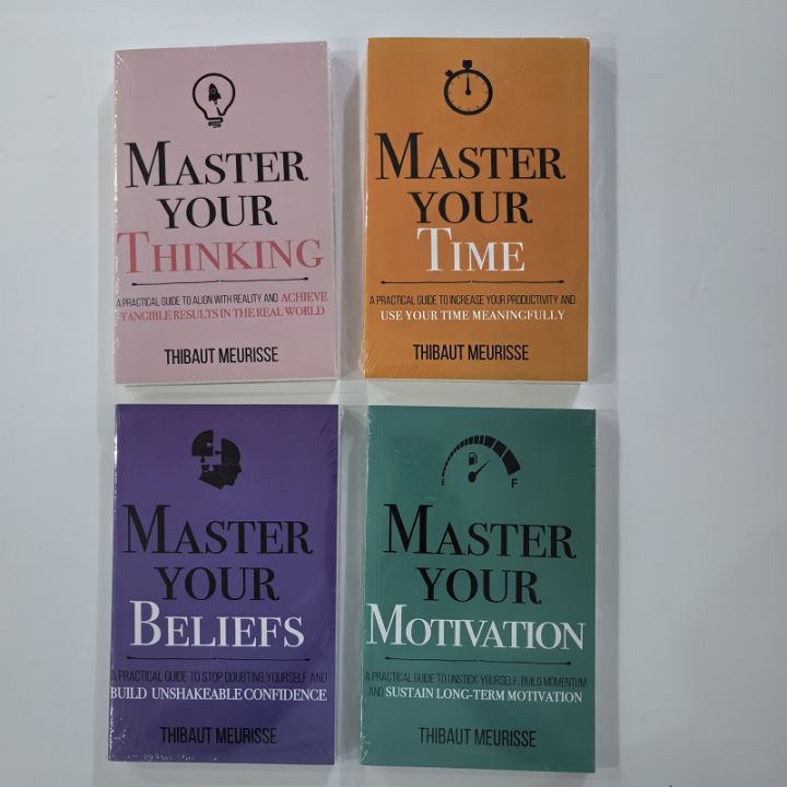 Master Your Thinking, Time,Beliefs,Motivation,English Original Novel By Thibaut Meurisse Better ...