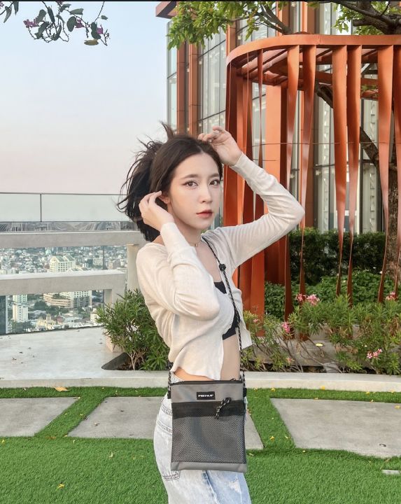 กระเป๋าสะพายหน้าตาข่ายขนาด7x8นิ้ว (NO.062) | Lazada.co.th