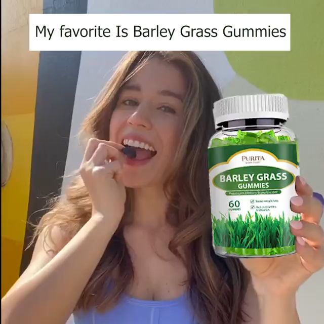 Purita Barley Grass Gummies Rich in Antioxidant Weight Loss Skin ...