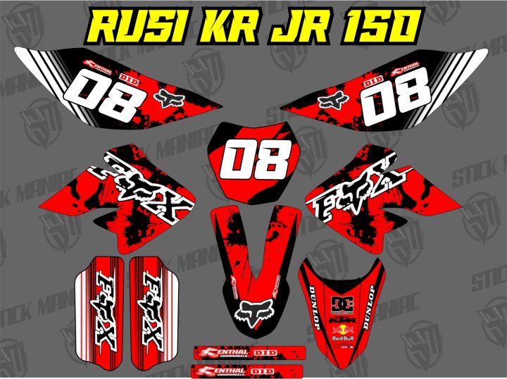 Rusi KR jr 150 full body decals | Lazada PH