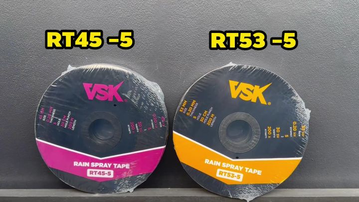 VSK RT53 / RT45 เทปน้ำพุ่ง สายน้ำพุ่ง ขนาด 53 มม.(1 นิ้ว) และ ขนาด 45 ...