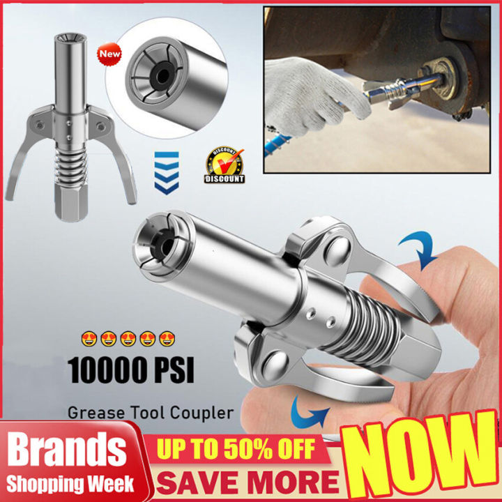 【Limited Time Offer】10000 PSI Grease Gun Coupler Heavy-Duty original ...