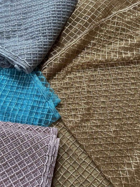 Kain Tulle Kotak Jaring / Tulle Jaring / Tile Kotak / Tile Jaring ...