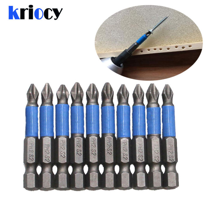 50mm PH2 Cross bit drill Head Screwdriver Bits Hand Tools Anti Slip ...