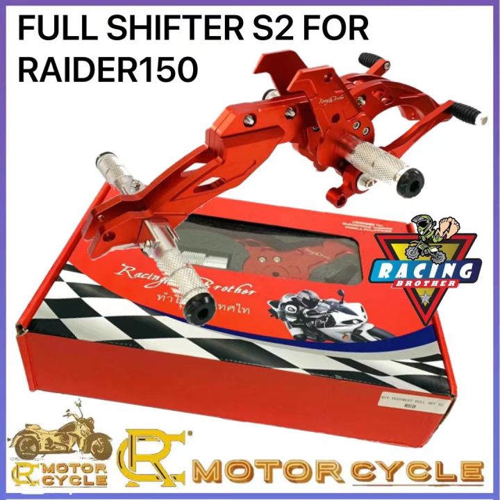 Full Shifter S2 For Raider150 Carb or Fi Rear set Racing brother ...