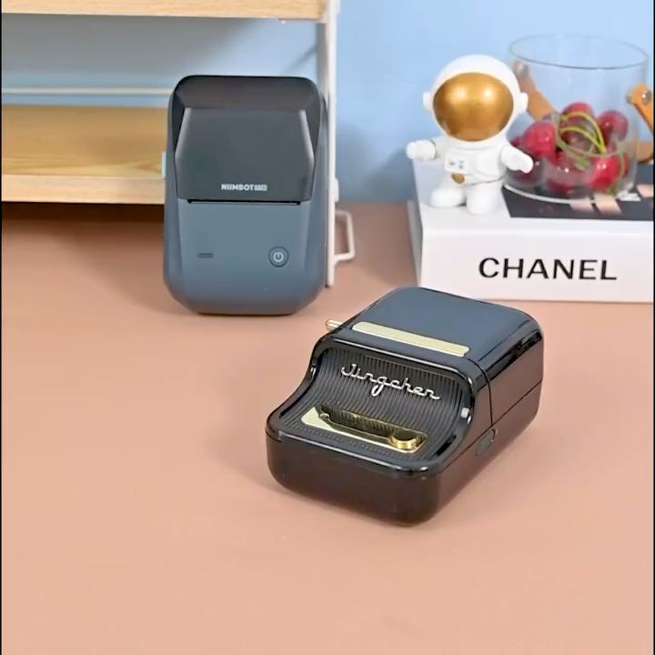 Niimbot B1 Handheld Cable Label Printer with 1Roll Label white sticker ...