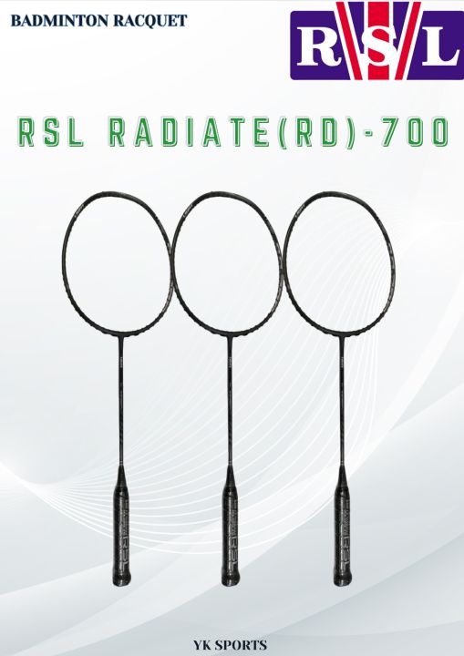 RSL RADIATE RD-700 RACQUET | Lazada