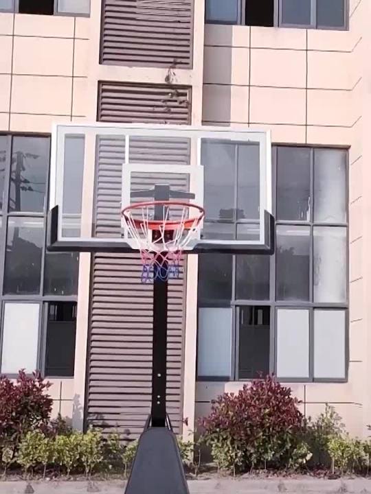 Heavy-Duty Basketball Hoop with Adjustable Height Portable Basketball ...