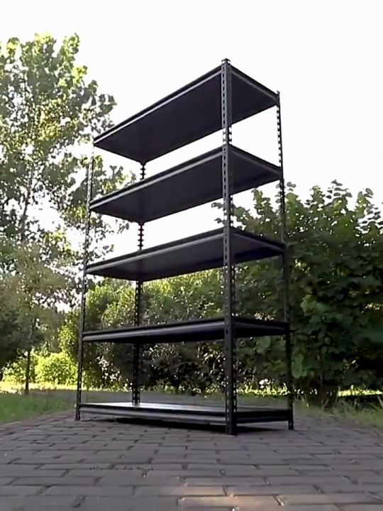 600kg Boltless Rack 5 Layer Heavy Duty Adjustable Steel Rack Metal Rack ...