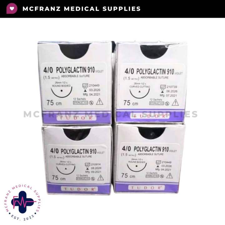 Tudor Polyglactin 910 Suture (Round/Cutting) Sold per Box | Lazada PH