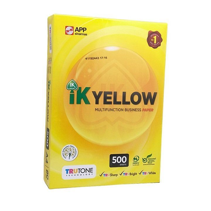 İk Yellow A4 paper 70g | Lazada