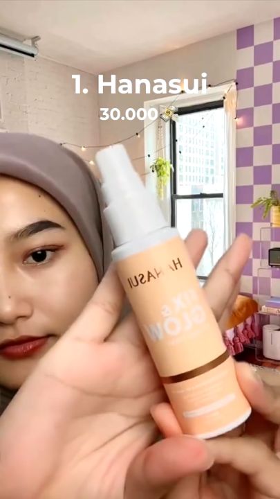 Hanasui Makeup SERIES || Perfect Cheek Blush & Go || Fix & Glow Setting ...