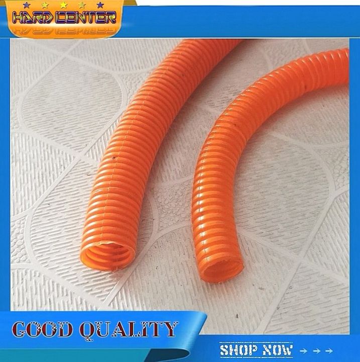 1M, 5 Meter Pcv Orange Corrugated flexible hose connector 1/2 , 3/4 ...