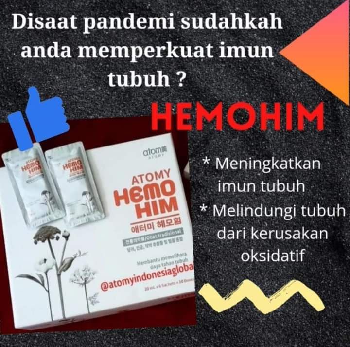 ATOMY HEMOHIM IMUN 1 BOX ISI 60 SACHET ORIGINAL | Lazada Indonesia