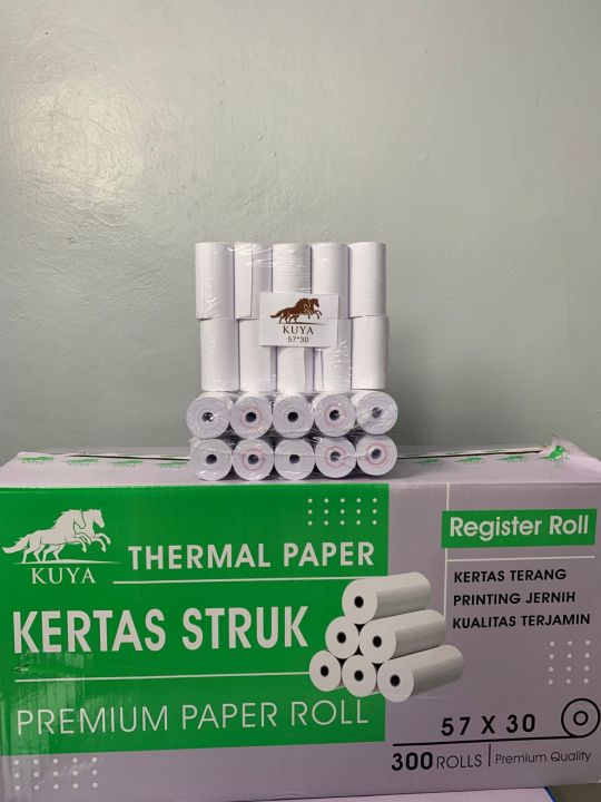 Kertas Struk / Kertas Kasir 1 PACK Isi 10 ROLL | Lazada Indonesia