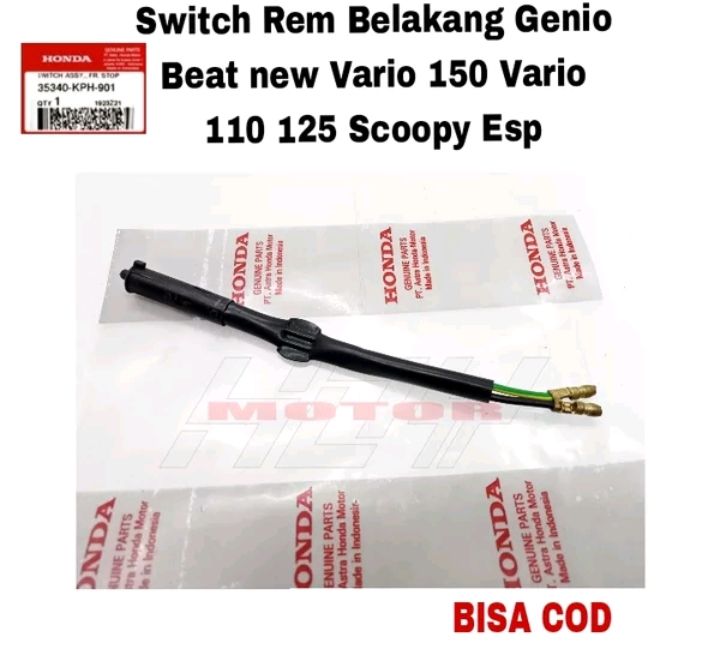 Switch swit rem belakang Honda Genio beat Scoopy Vario 110 150 125 ...
