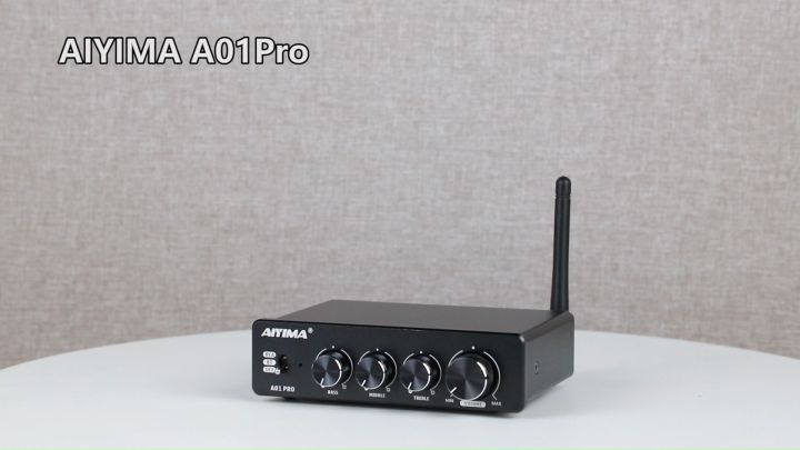 AIYIMA A01 PRO Power Amplifier Bluetooth TPA3116D2 HIFI Sound Amplifier 100W Stereo Class D Home ...