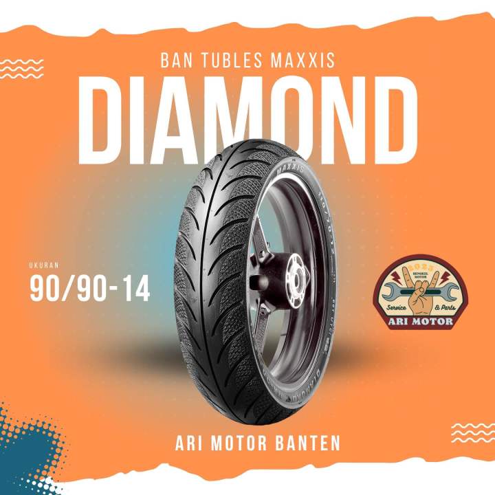 Maxxis Diamond ukuran 90/90 ring 14 Tubeless | Lazada Indonesia