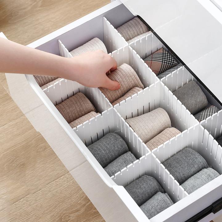 Multipurpose Drawer Storage Divider Adjustable Plastic Storage Cabinet ...