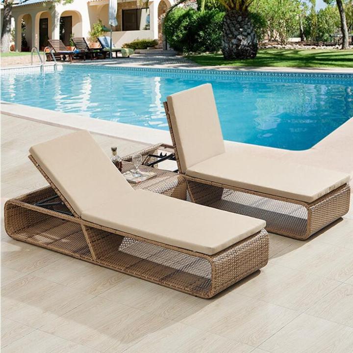 Outdoor Lounge Swimming Pool Lounge Chair Balcony Leisure Beach Chair ...