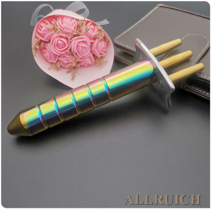 ALLRUICH Stainless Steel round Head Magnetic Fork Trigeminal Acupoint ...