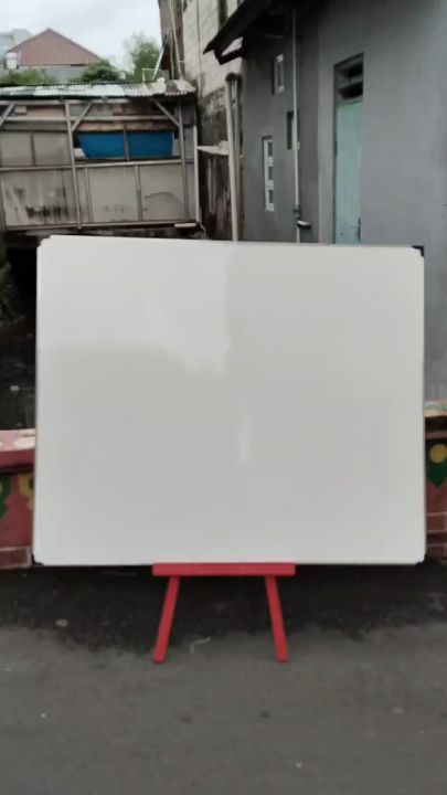 Whiteboard/Papan Tulis Standing Ukuran Besar 80x120-100x120 cm Free ...