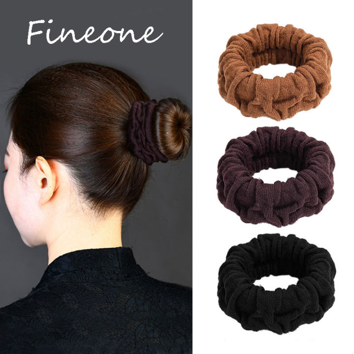 3Pcs/Set Hair Ring Elastic Band High Flexibility Female Hair Styling ...