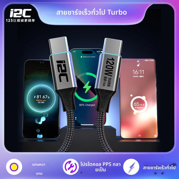 I2c Turbo TU1/TU2 universal แฟลชสายชาร์จความทนทานความแม่นยําค้นหา ...