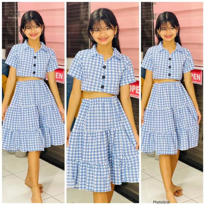 Terno for Teens 10-14 Midi skirt Unique design | Lazada PH