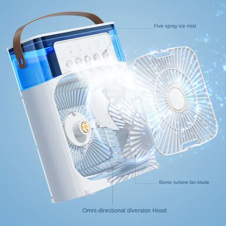 Portable Humidifier Fan AIr Conditioner Household Small Air Cooler ...