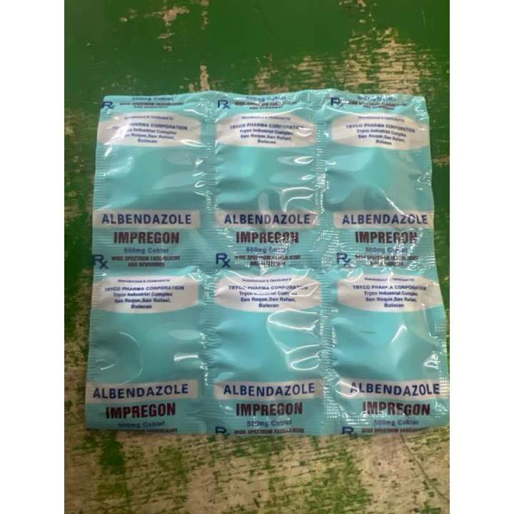 IMPREGON Albendazole Dewormer Cablet 500g for Cattle l Carabao l and ...