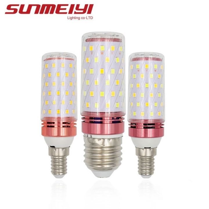 LED Corn Bulb E27 E14 Light Bulb 220V LED Lamp Chandelier Candle Light ...