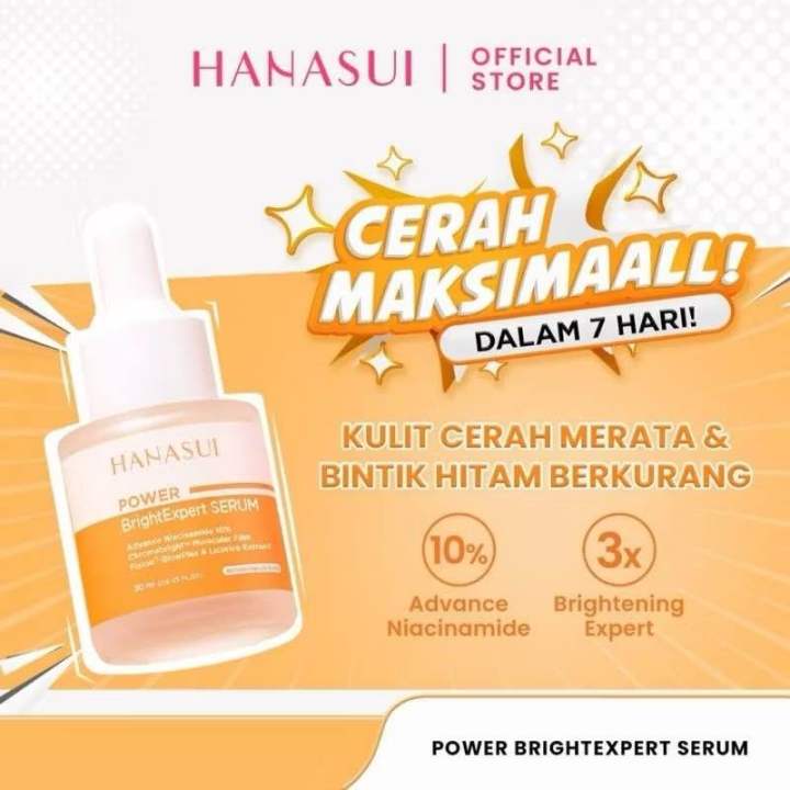Hanasui POWER SERUM BRIGHT EXPERT VIRAL | Lazada Indonesia