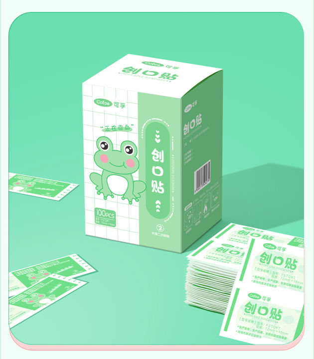 Cofoe 100pcs Skin Care Swabs First Aid Stop Bleeding Band-Aids / Wound ...