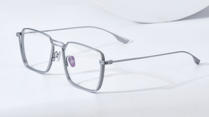 Fonex Pure Titanium Glasses Frame Men 2022 New Vintage Square