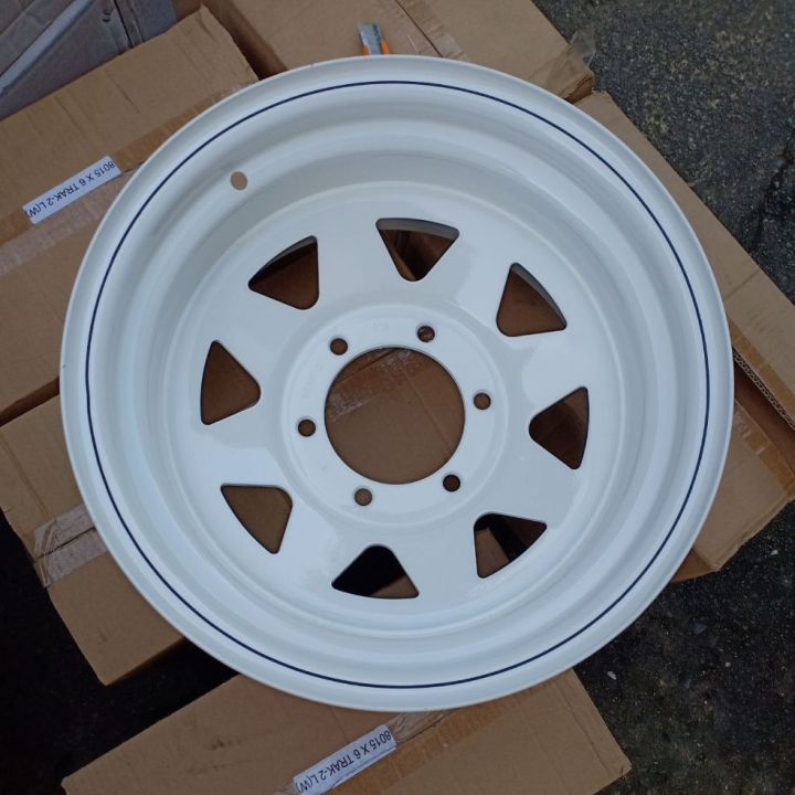 15x8 6x139.7 ⚠️ 1 PIECE ⚠️ White ROH Offroad Steel Rims | Lazada PH