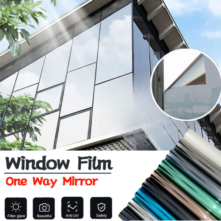 Privacy Window Film Self Adhesive Sun Protection Film Anti-UV Solar ...