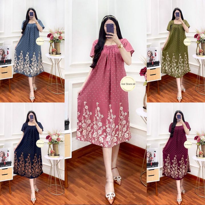 Daster Fuji Cantik Gemesin Kekinian Untuk Keseharian di Rumah Bersama ...