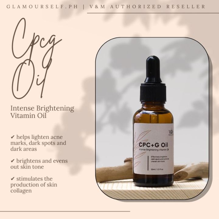 [ PROMO! ] CPC+G Oil 30ml | Intense Brightening Vitamin Oil | Dark Spots, dark underarms, groin ...
