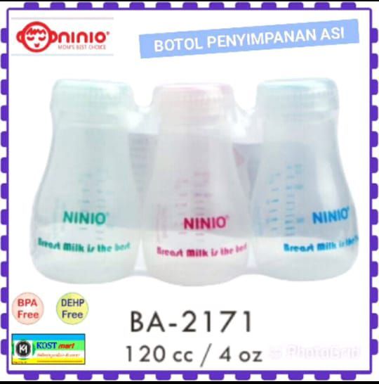 NINIO BOTOL PENYIMPAN ASI / BOTOL ASI ( ISI 3 PCS ) | Lazada Indonesia
