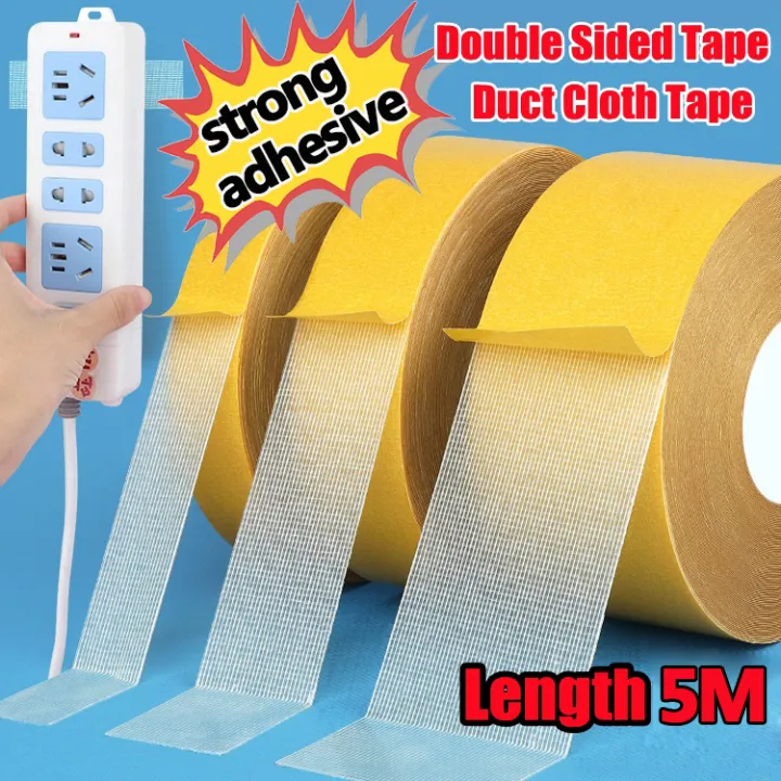 5M High Viscosity Double Sided Tape Mesh Cloth Base Waterproof Tape ...