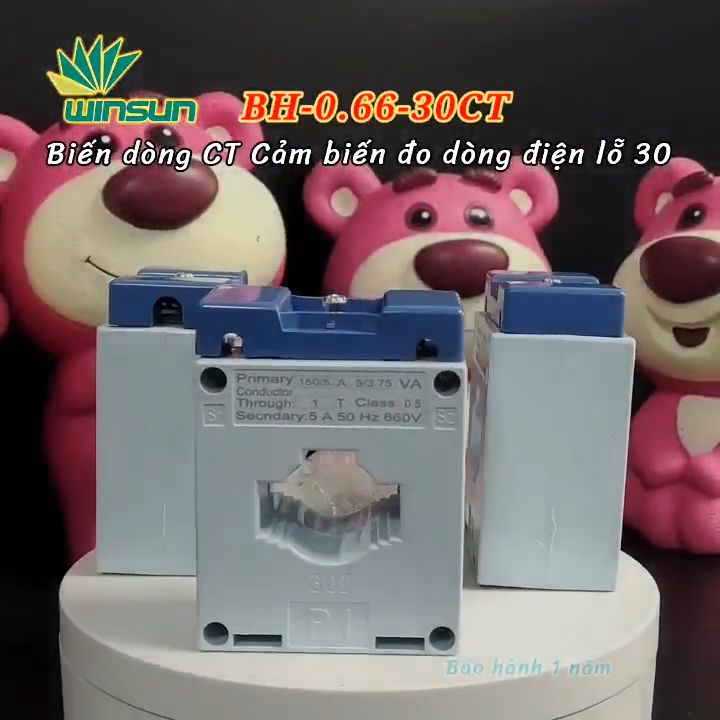Biến dòng CT Cảm biến đo dòng điện lỗ 30 50~200/5A winsun | Lazada.vn