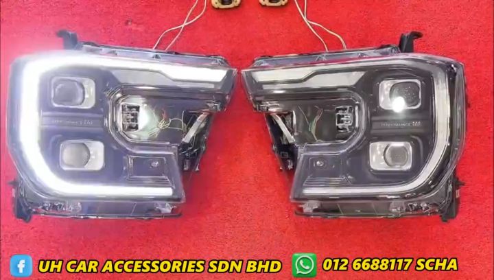 FORD RANGER T9 2022 XL XLT CONVERT TO WILDTRAK RAPTOR LED HEADLAMP HEAD ...