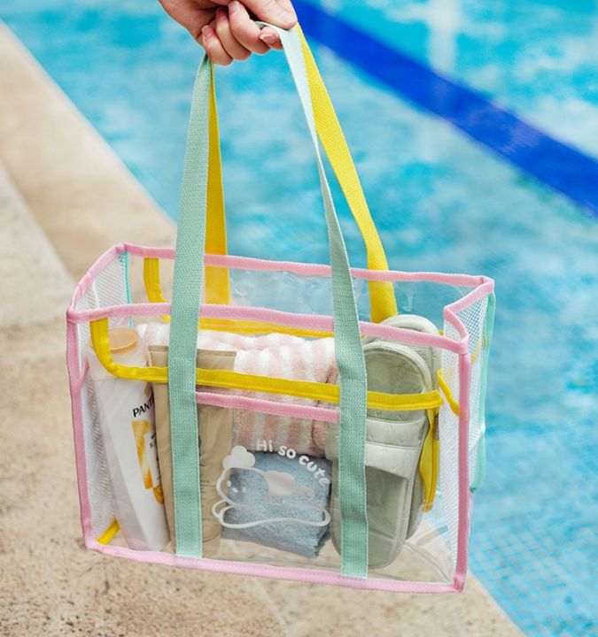 ความจุขนาดใหญ่กันน้ํา Pvc Jelly Pack กระเป๋าชายหาดฟิตเนสว่ายน้ํากระเป๋า ...