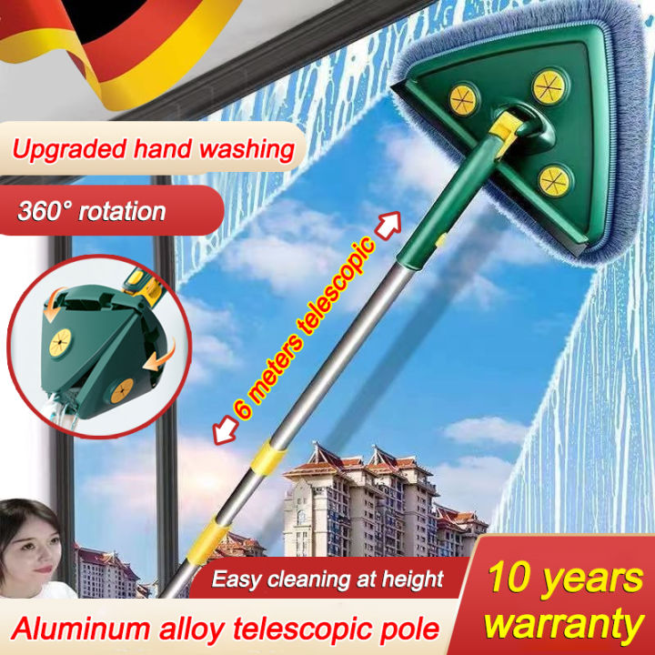BUY 1 TAKE 1 triangle mop mop with squeezer heavy duty Aluminum alloy ...