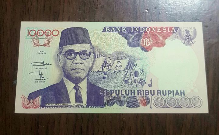 Indonesia 10000 Rupiah 1992 old banknote | Lazada