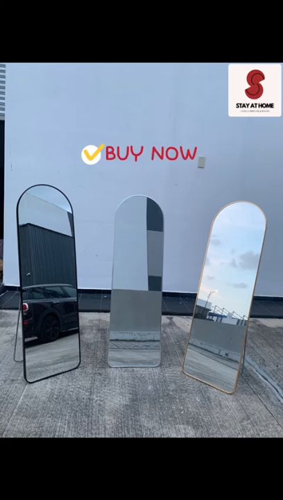 ARCHIE Full Body Mirror Dressing Mirror Floor Mirror Standing Mirror ...