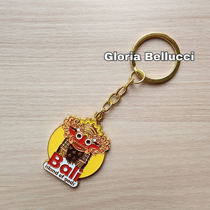 gantungan kunci bali barong keychain souvenir oleh oleh negara ...